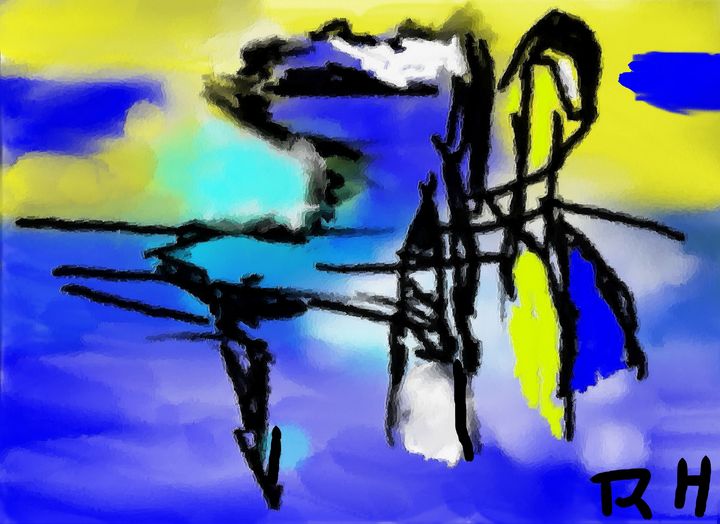 Summer - Rene art - Digital Art & AI, Abstract, Geometric - ArtPal