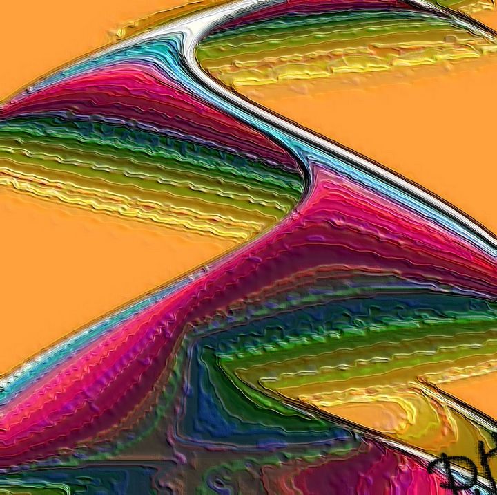 Colorfull landscape - Rene art - Digital Art & AI, Abstract, Other ...