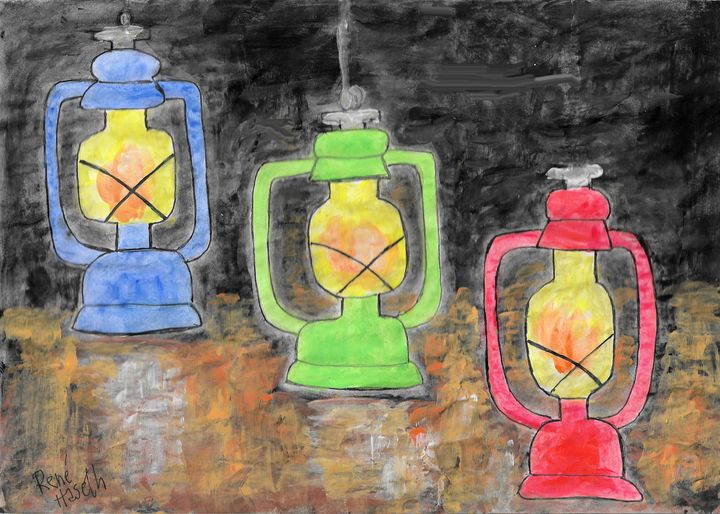 Three lanterns - Rene art - Digital Art, Still Life, Other Still Life ...