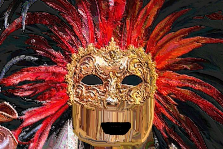 Roman mask - Rene art - Paintings & Prints, Ethnic, Cultural, & Tribal ...