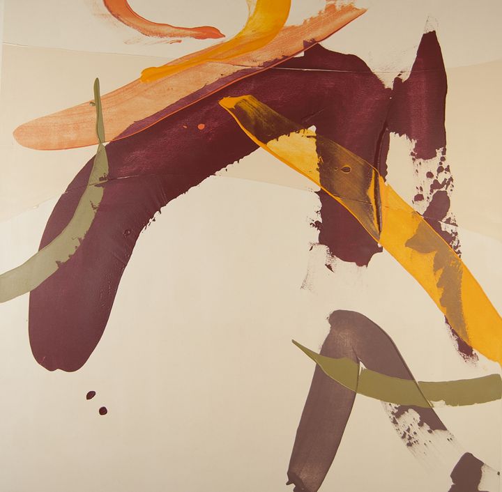 Maroon Motion - Robyn Marie Holl - Paintings & Prints, Abstract ...
