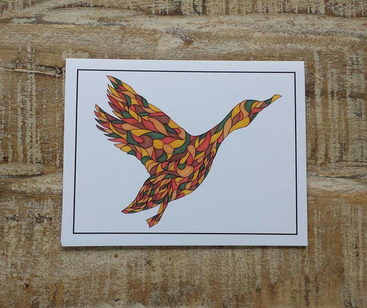 Brown Duck - Rhino Paper Art - Crafts & Other Art, Greeting Cards - ArtPal