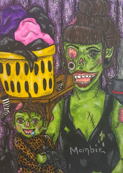 Mombie - A Textured Life - Drawings & Illustration, Fantasy & Mythology ...