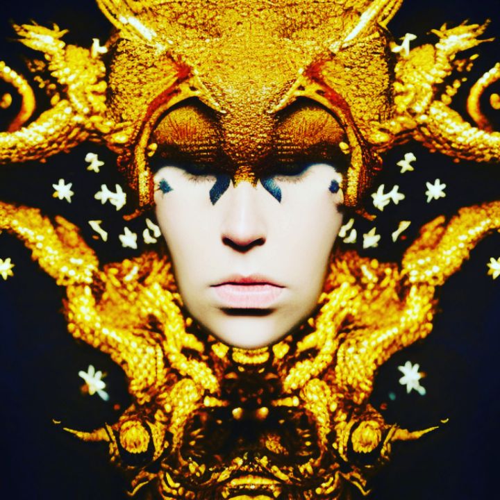 Gold dragon - Tuesdays.store - Digital Art & AI, Fantasy & Mythology ...
