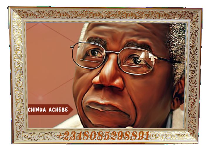 Digital Painting of Chinua Achebe - Fmgrafix - Paintings & Prints ...