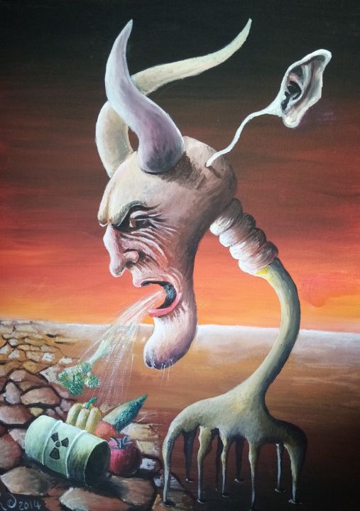 The land of fires - Lumi - Paintings & Prints, Fantasy & Mythology ...