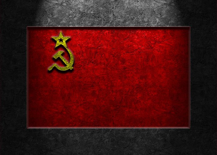 USSR Flag Stone Texture - The Learning Curve Photography - Digital Art ...