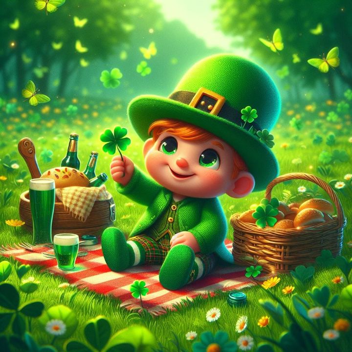 Lucky leprechaun - Pinkhoneybee - Digital Art & AI, Holidays ...