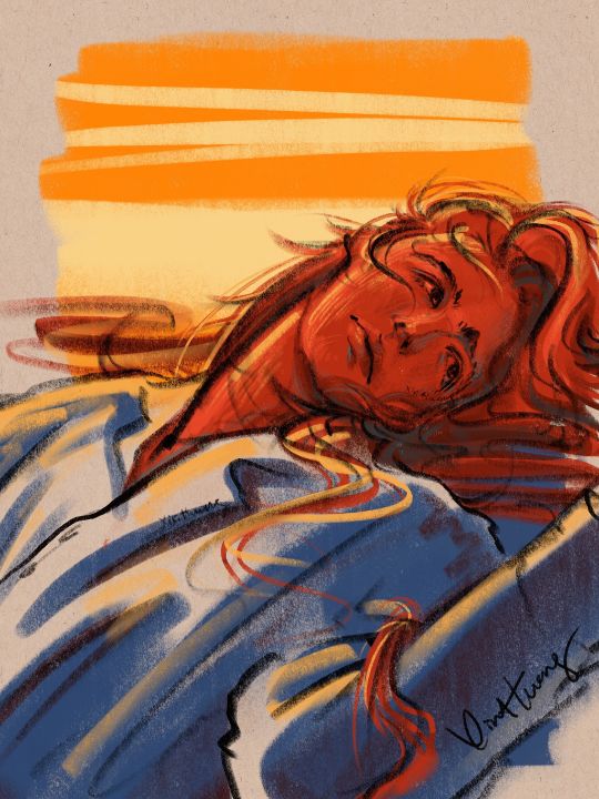 Sunset - Fi's Art - Drawings & Illustration, People & Figures ...