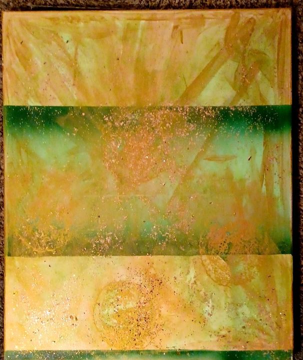 Gold fire - Impressive Colors by.Clif - Paintings & Prints, Abstract ...