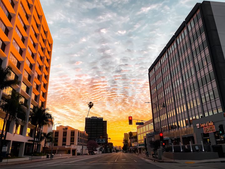 city sunrise at Encino, Los Angeles - TimmyLA - Photography, Buildings ...
