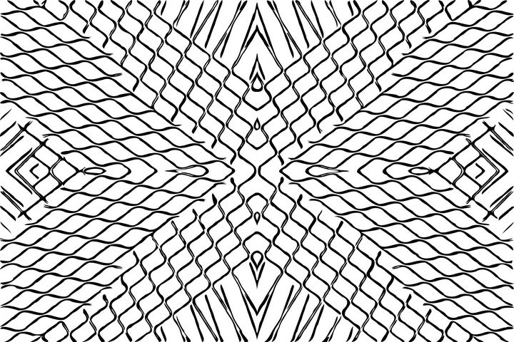 geometric symmetry line pattern - TimmyLA - Drawings & Illustration ...