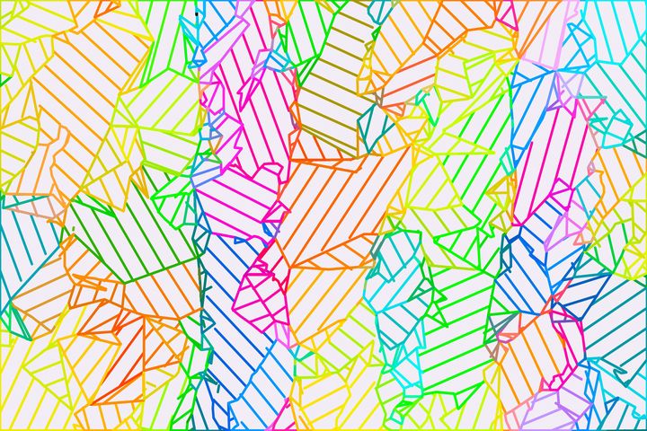 geometric fractal line abstract art - TimmyLA - Drawings & Illustration ...