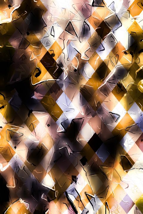 brown geometric pixel square pattern - TimmyLA - Drawings ...
