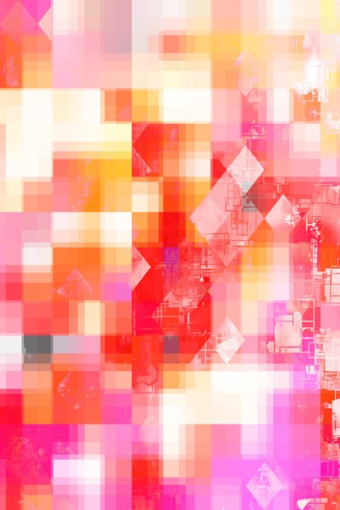 graphic design geometric pixel art - TimmyLA - Drawings & Illustration ...