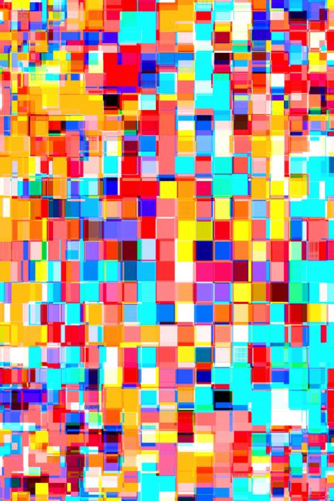 graphic design geometric pixel art - TimmyLA - Drawings & Illustration ...