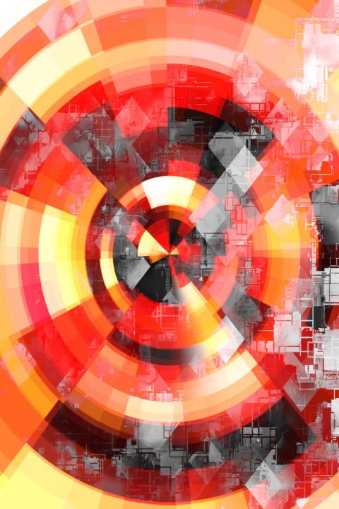 graphic design geometric circle art - TimmyLA - Drawings & Illustration ...