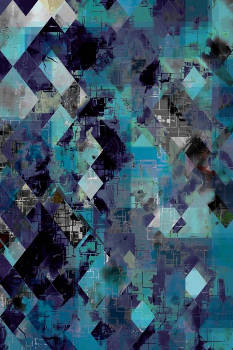 graphic design pixel geometric art - TimmyLA - Drawings & Illustration ...
