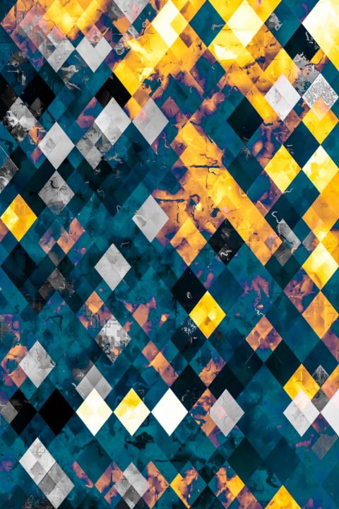 graphic design pixel geometric art - TimmyLA - Drawings & Illustration ...
