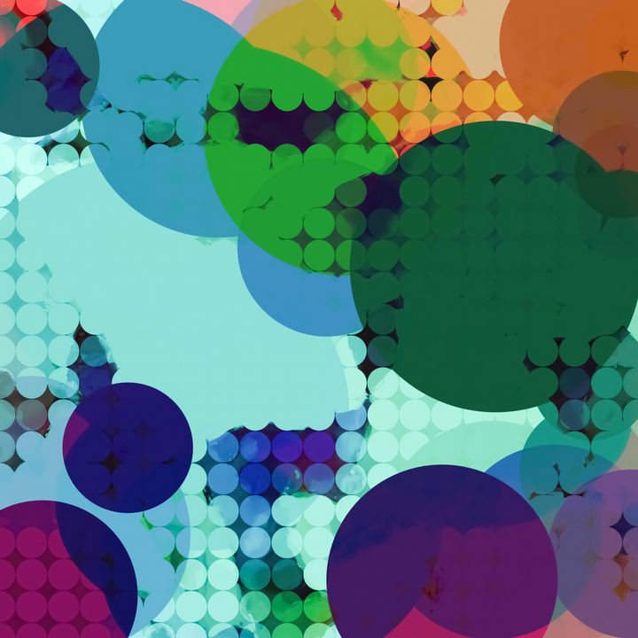 geometric circle pattern abstract - TimmyLA - Digital Art & AI ...