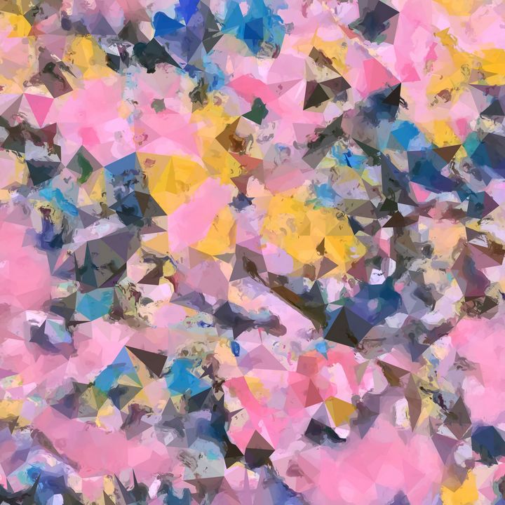 geometric triangle pattern abstract - TimmyLA - Digital Art & AI ...