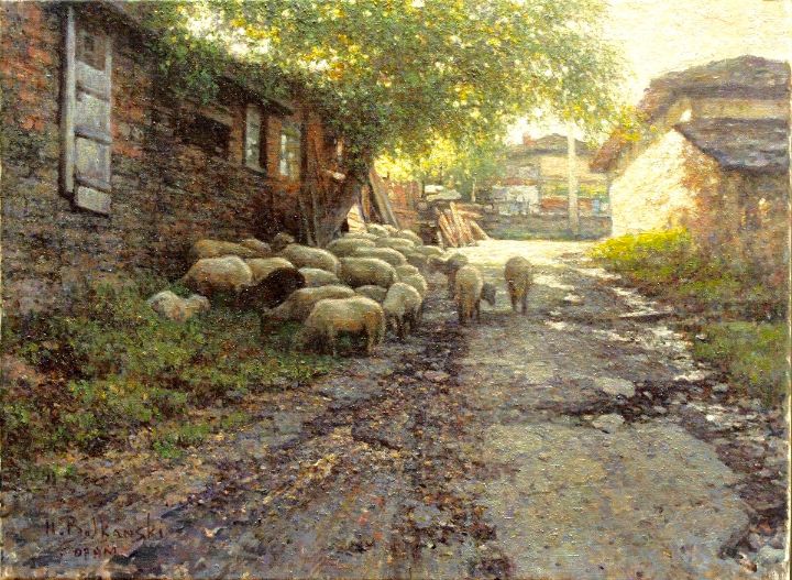 Village Shades - Nikolo Balkanski Studio - Paintings & Prints, Animals ...