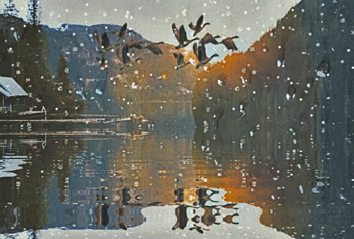 Spring Rain British Columbia - Karen Colville Nature Art - Paintings ...