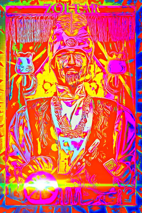 Zoltar Wish Wizard - Karen Colville Nature Art - Digital Art & AI ...