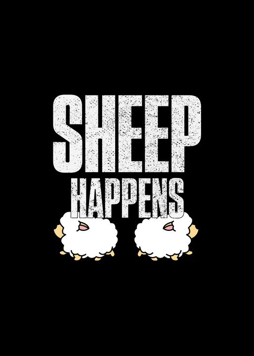 Funny Sheep Happens - Viper Visuals - Drawings & Illustration, Animals ...