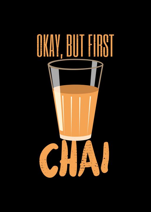 Funny Chai Hindi Quote - Viper Visuals - Drawings & Illustration, Food ...