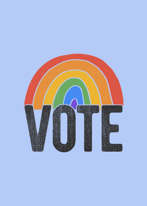 Vote Rainbow - Viper Visuals - Drawings & Illustration, Politics ...