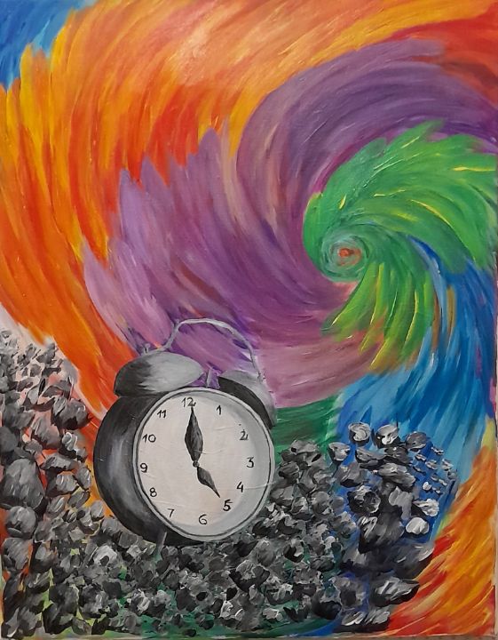 Pobudka - Justyna - Paintings & Prints, Abstract, Color - ArtPal