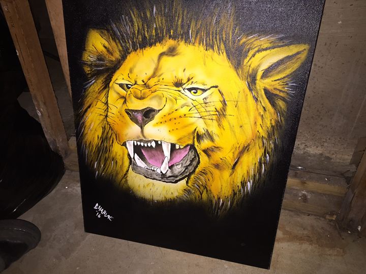 Lion - Charlae - Paintings & Prints, Animals, Birds, & Fish, Other ...