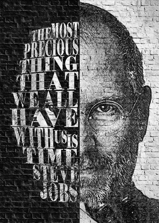 WallArt Steve Jobs - Steven - Digital Art & AI, People & Figures ...