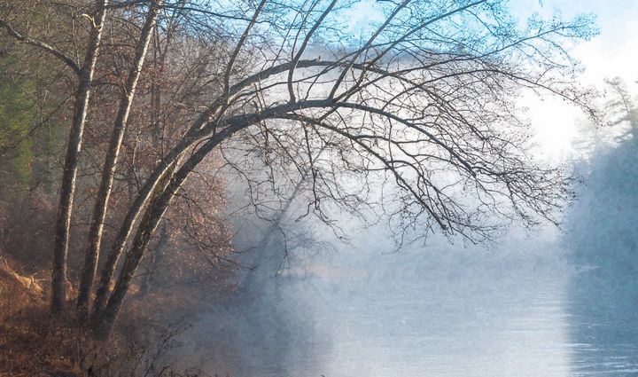 Bending Trees, Clarion River (OP) - StephenJSepan - Digital Art & AI ...