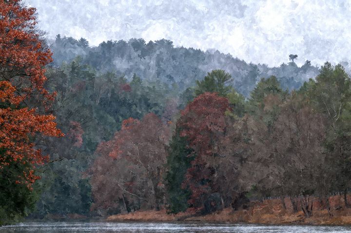 Clarion in Misty Rain No1 (WC) - StephenJSepan - Digital Art ...