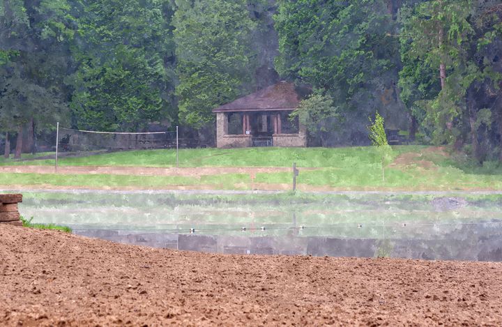 Swimming Pond, Beach, Court (WC) - StephenJSepan - Digital Art & AI ...