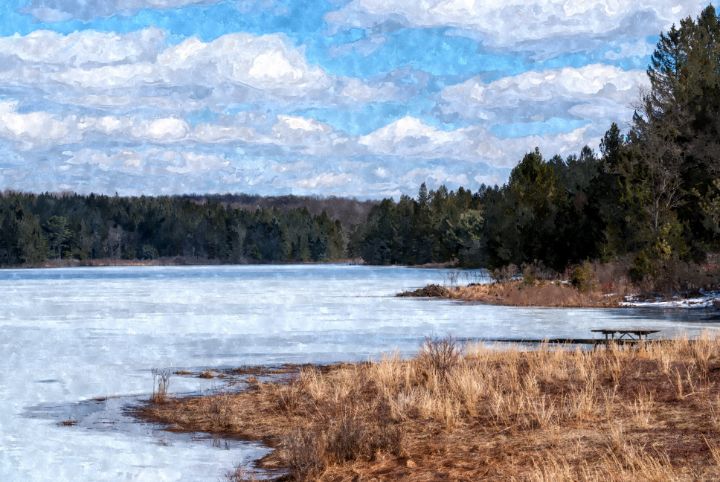 Beaver Meadows, melting No1 (WC) - StephenJSepan - Digital Art & AI ...