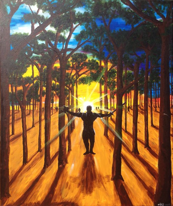 Germanic forest - Zambrano Art - Paintings & Prints, Entertainment ...