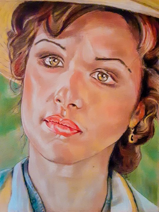 Evelyn - Art By CB - Paintings & Prints, People & Figures, Celebrity ...
