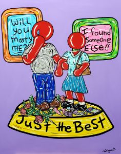 The Red People - Paintings & Prints