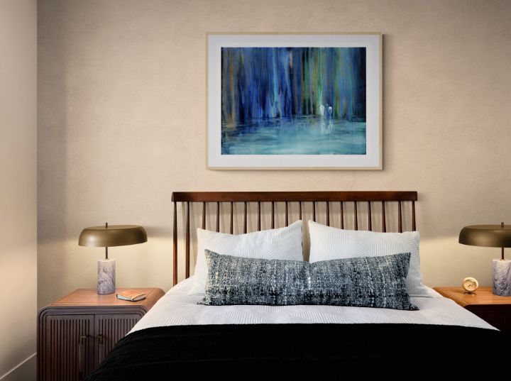 Two Egrets in bedroom - Roderick MacIver, Artist - Paintings & Prints ...