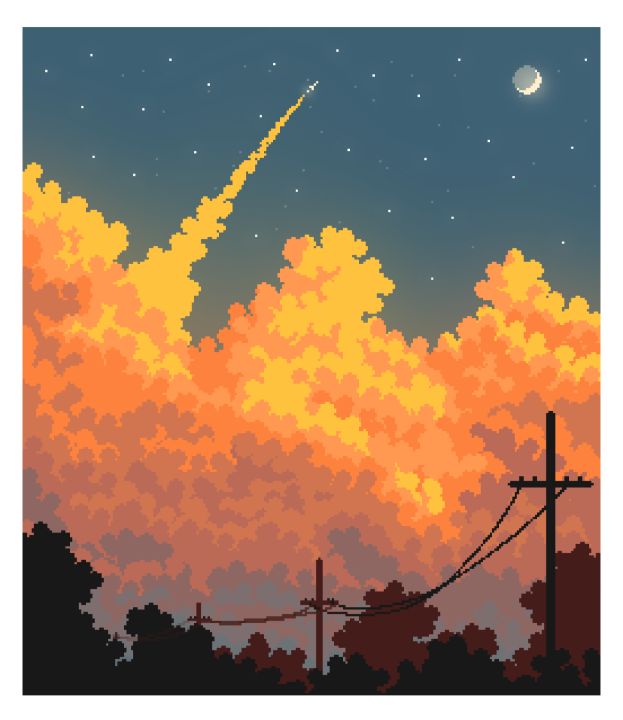 PixelWorld - Paintings & Prints, Digital Art