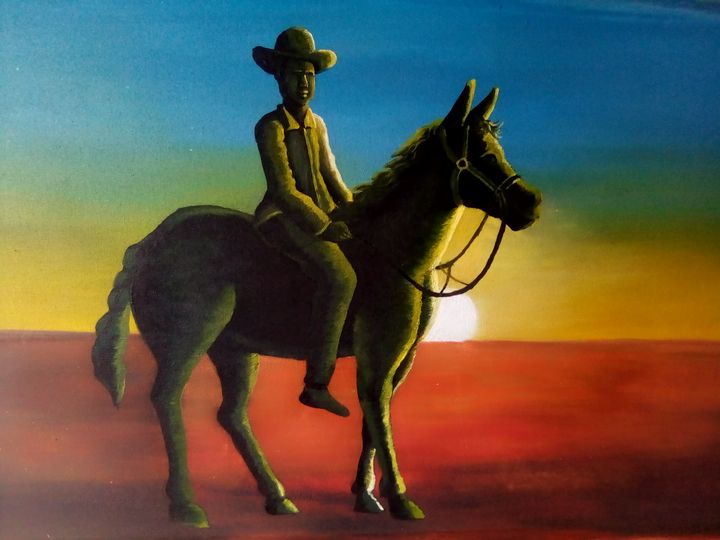 Appealing moment of sunset - Artistic Moves... - Paintings & Prints ...