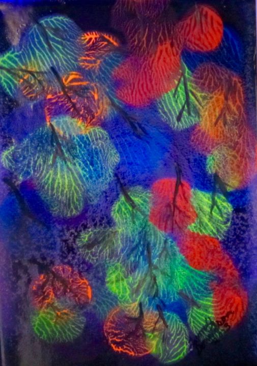 Autumn Leaves - Tammy Kay Donaldson - Paintings & Prints, Abstract ...