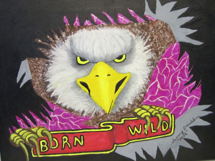 Bald Eagle born free - Tammy Kay Donaldson - Paintings & Prints ...