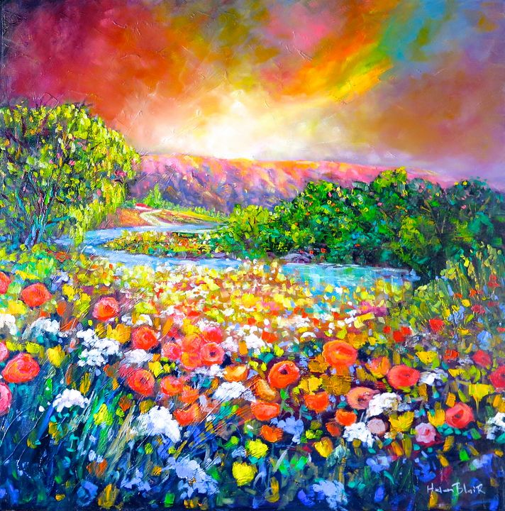 Wildflowers - Helen Blair - Paintings & Prints, Flowers, Plants ...