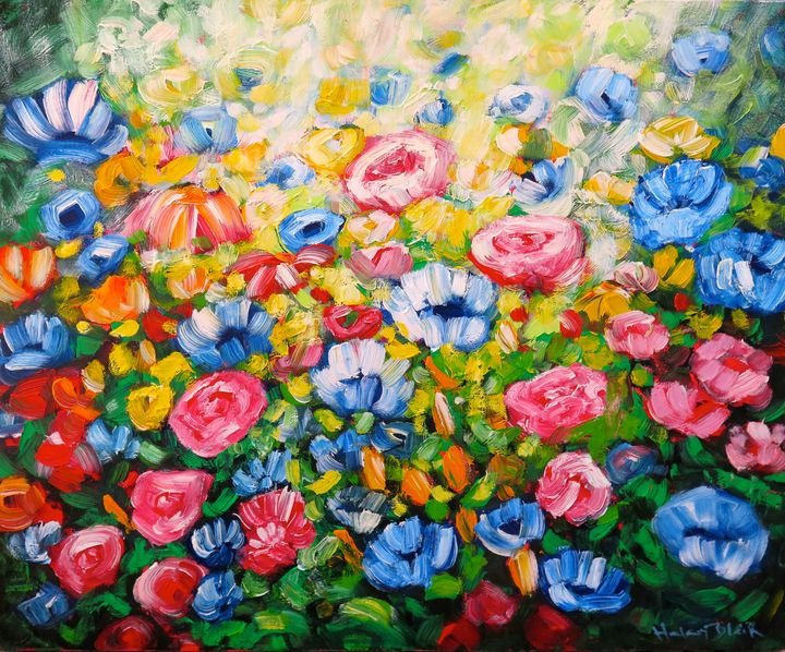 Wildflowers - Helen Blair - Paintings & Prints, Flowers, Plants ...