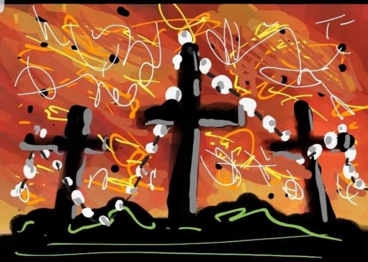 3 Crosses - Casper - Paintings & Prints, Religion, Philosophy ...