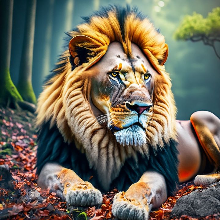 Roaring Majesty: Captivating Lion Ar - MaRa Phuc - Drawings ...
